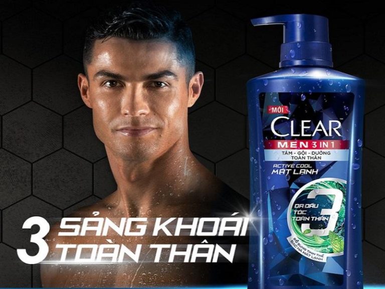 Clear men Active Cool giải pháp tắm gội và dưỡng ẩm toàn diện cho nam giới